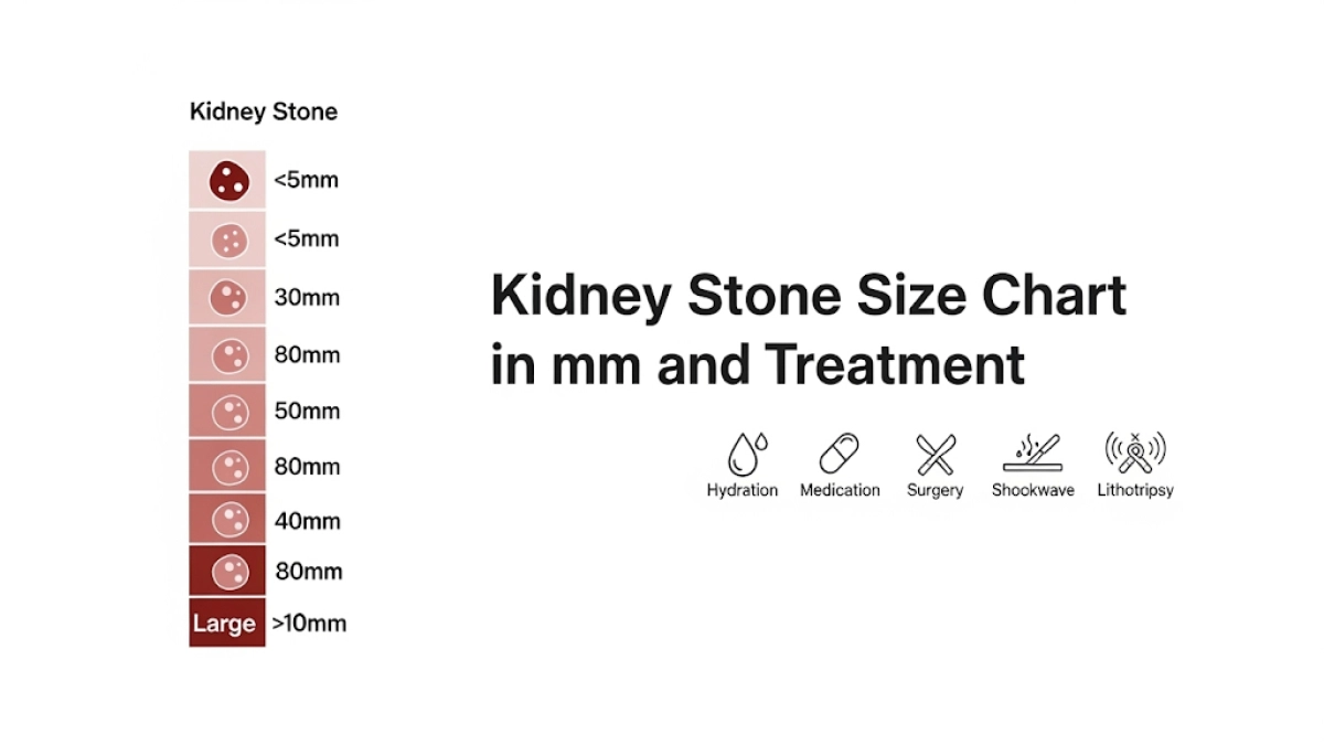 Kidney Stone Size Chart in mm & Effective Treatment Guide