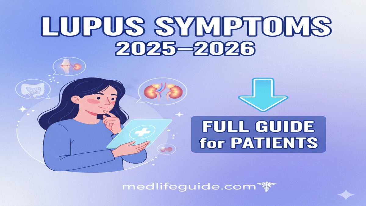 Lupus Symptoms 2025–2026: Full Guide for Patients