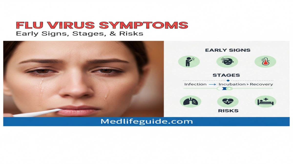 Flu Virus Symptoms: Early Signs, Stages, and Risks